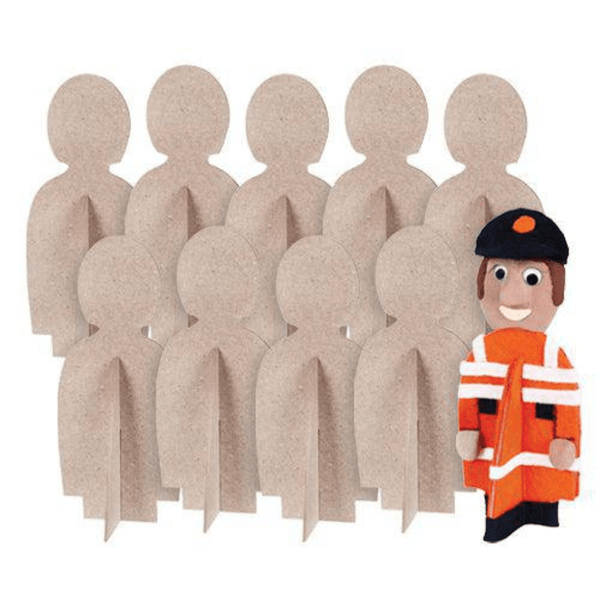 3D Papier Mache Person Shape - Senior Style