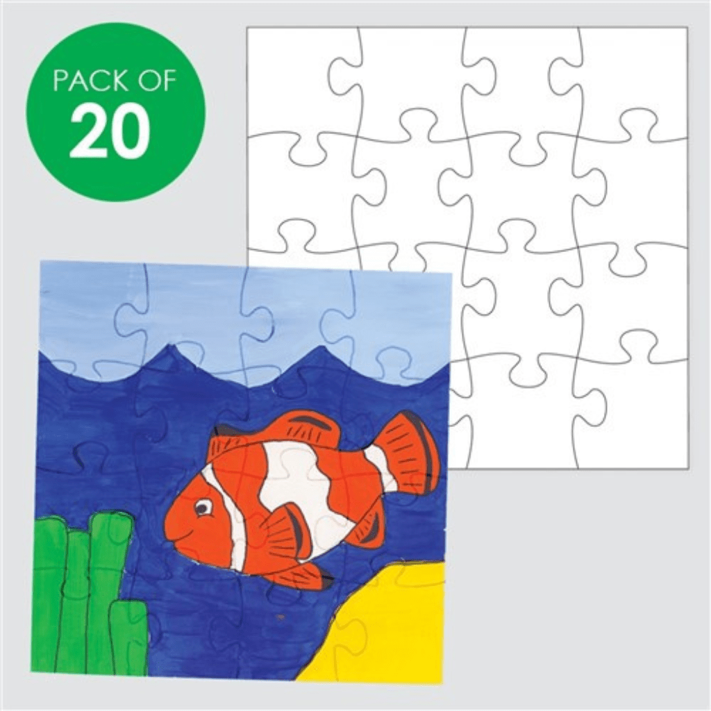 Cardboard Jigdraws Pack of 20 - Senior Style