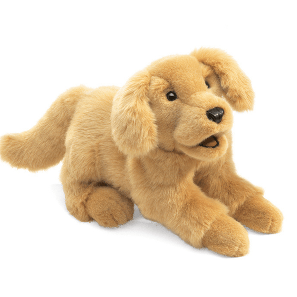 Golden Retriever Puppy Hand Puppet - Senior Style