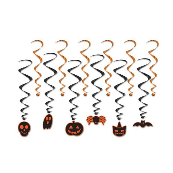 Halloween Swirl Decorations - Senior Style