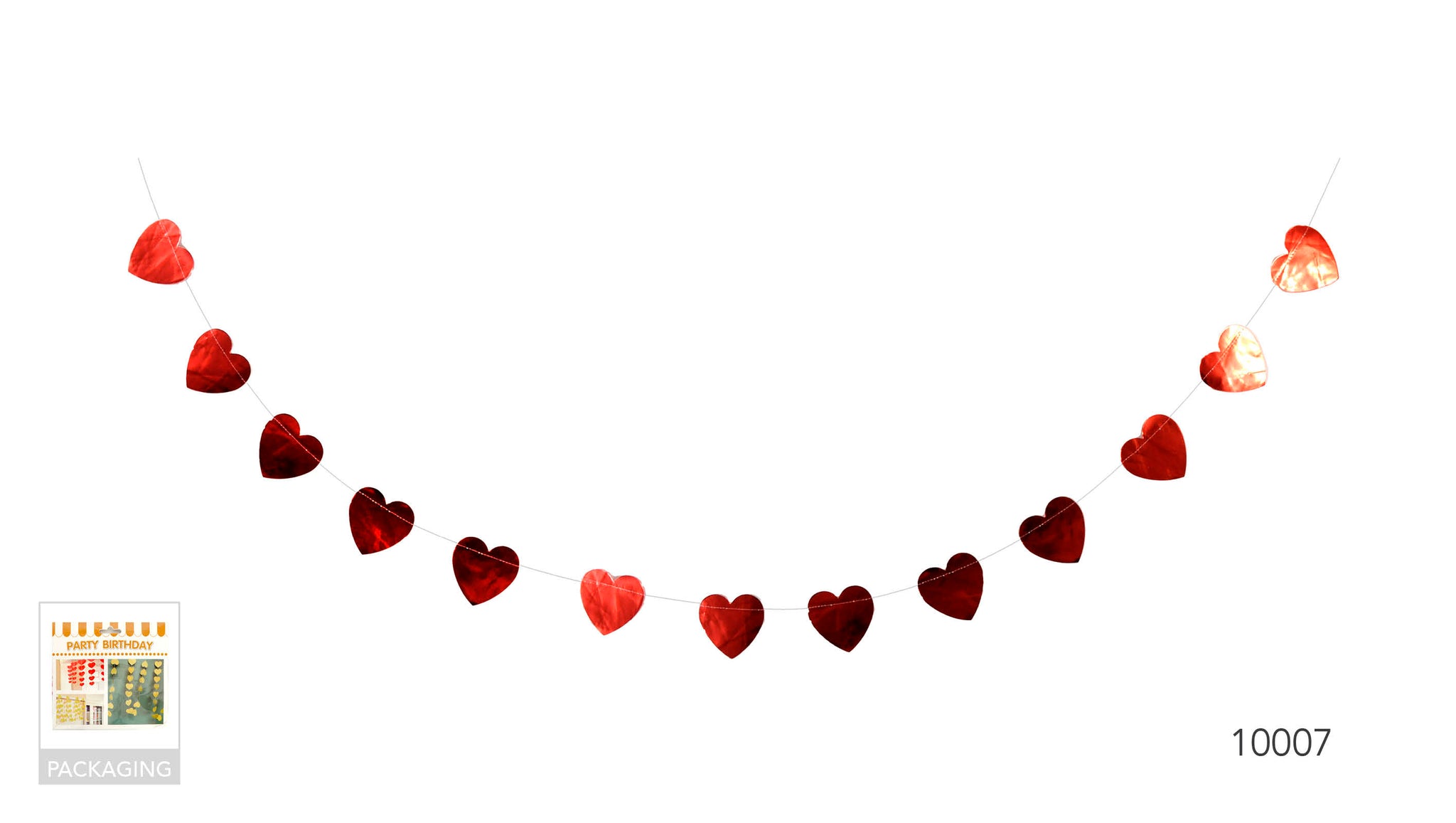 Hanging Hearts String 3m - Senior Style