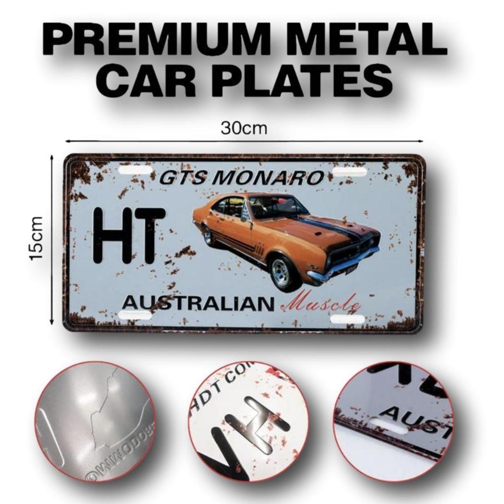Aussie Car Plate - Senior Style